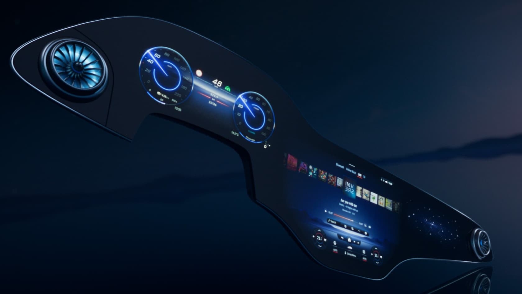 MBUX Hyperscreen | Mercedes-Benz Group > Technology > Digitalisation ...
