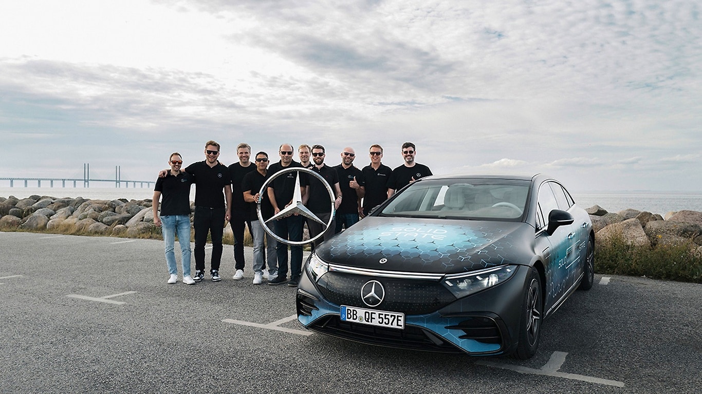 EQS with solid-state battery covers 1,205 km on a single charge ...