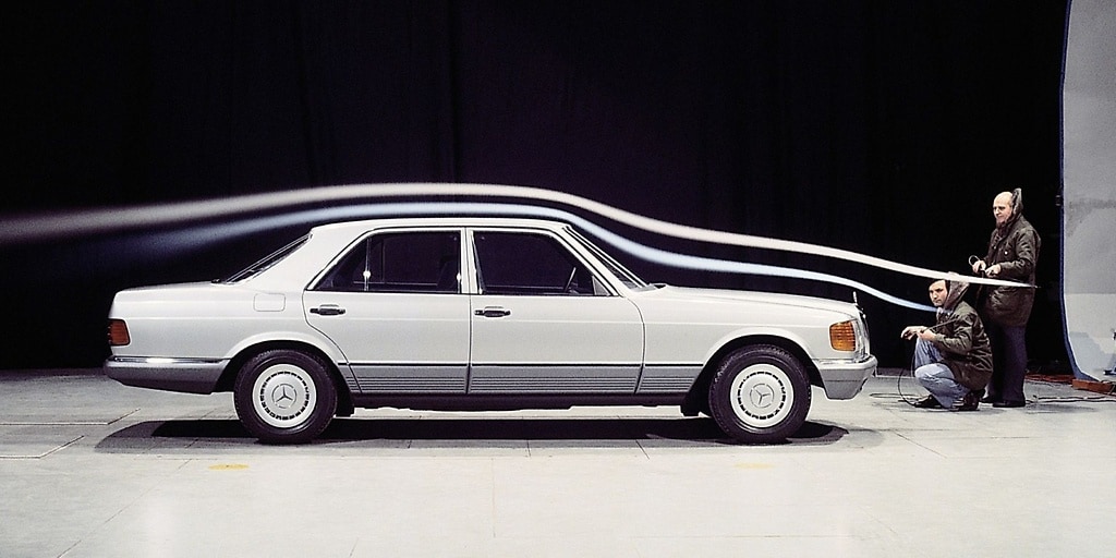 Aerodynamics history at Mercedes Benz. | Mercedes-Benz Group > Company ...