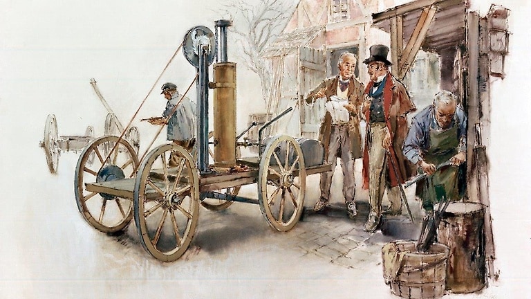 Forerunners to the automobile: Company history. | Mercedes-Benz Group ...