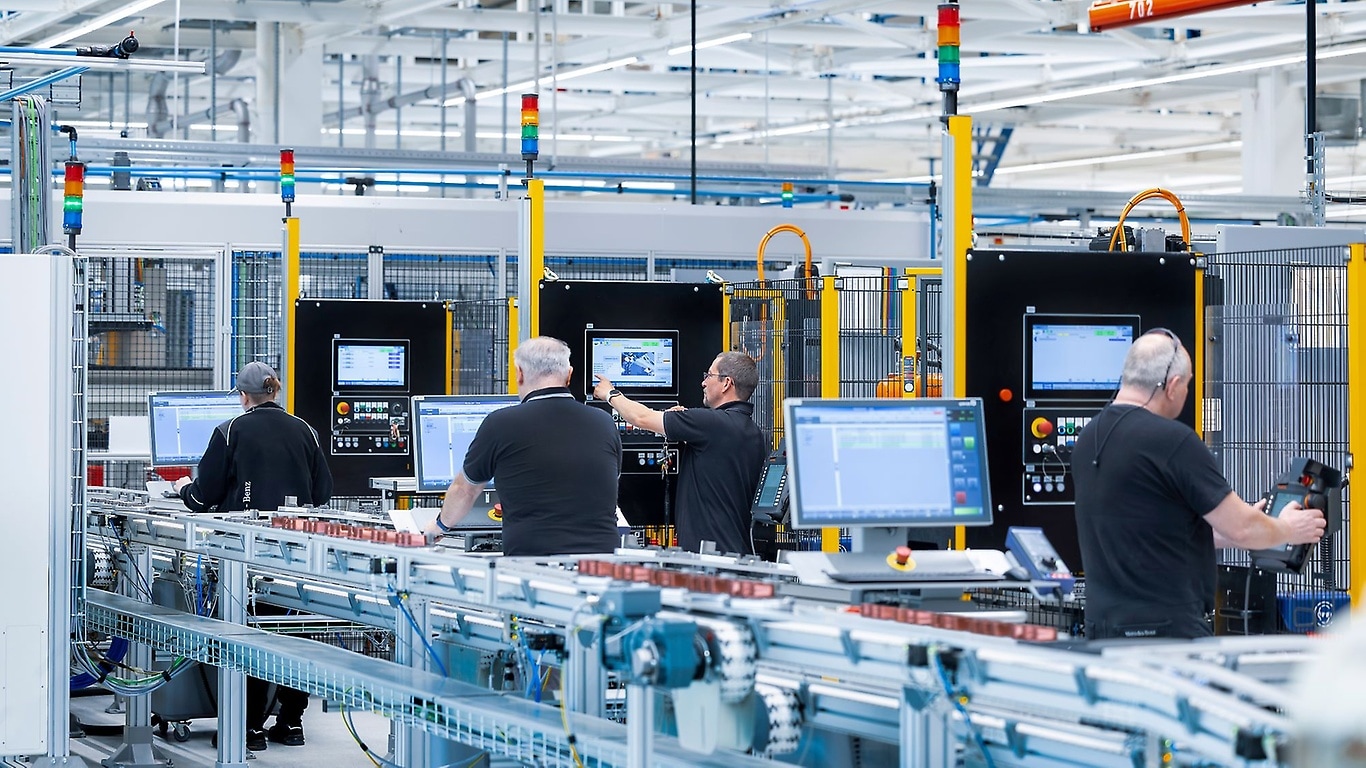 Großserienproduktion des elektrischen Axial-Fluss-Motors. | Mercedes ...